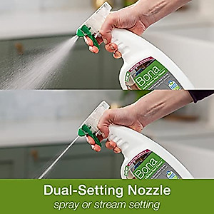 Bona Multi-Surface Floor Cleaner Spray, for Stone Tile Laminate and Vinyl LVT/LVP, Unscented, 32 Fl Oz