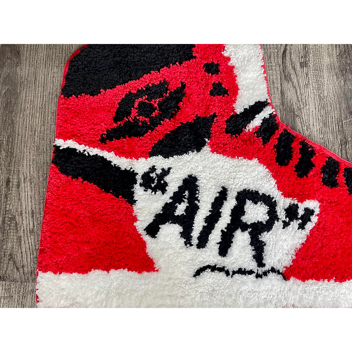 LUXAPE Sneaker Rug - Handmade & Premium- 30in (75cm) - Hypebeast Rug - Hypebeast Room Decor - Living Room, Bedroom, Children Room, Door mat - Aesthetic Room Decor - Luxape Rug (Luxape-7)