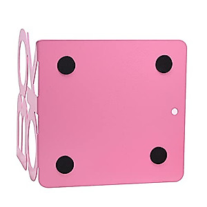 Bookends Colourful Heavy Duty Metal Book Ends Letter Style Bookends Office Stationery Bookend bookends ( Color : Red )