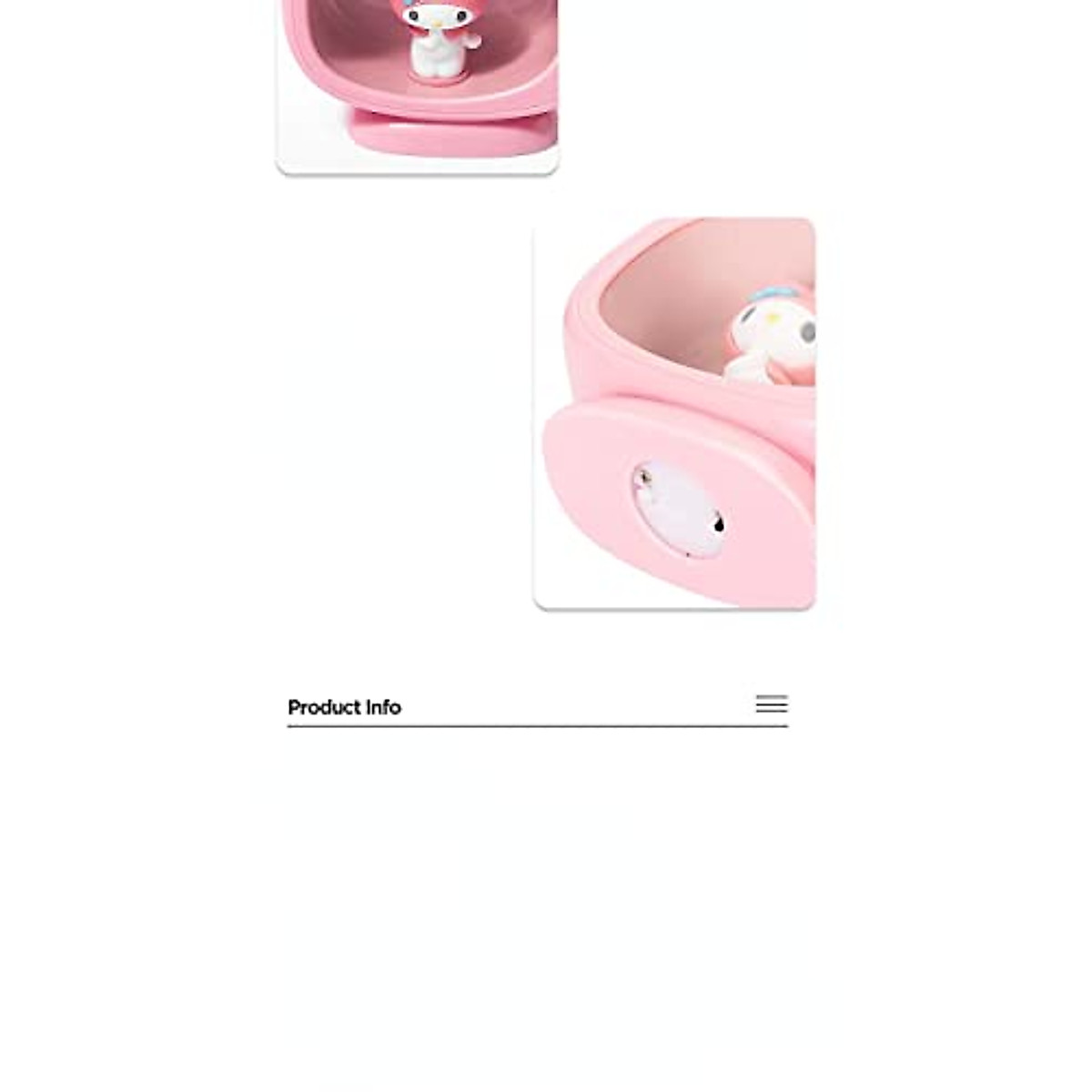 MFFaNa Cute 3D Cartoon Table Lamp TV Shape Eye-Caring Lamp Gentle Warm Light Energy-Saving Lamp Reading Light LED Night Light Home Decor Office, Pink Melody, 12.1*6.4*12.6cm