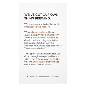 TAZO Wild Sweet Orange Tea Bags, Caffeine-Free, Unsweetened Herbal Tea, 20 Count (Pack of 6)