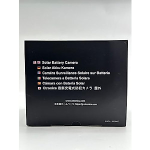 Ctronics 2.5K 4MP Security Cameras Wireless Outdoor, WiFi Solar Security Camera 2560 * 1440P 10000mAh Battery Powered, 360° PTZ, Color Night Vision, PIR Human Detection, 2-Way Audio, IP66