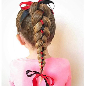 TONIFUL 3/8 Inch x 100yds Black Satin Ribbon Thin Solid Fabric Ribbons Roll for Gift Wrapping Invitation Floral Hair Balloons Craft Sewing Party Wedding Popsicles Decoration Valentine's Day Bouquet