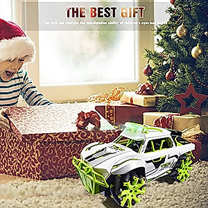 VillaCool 4WD Remote Control Car High Speed Drift Stunt RC Vehicle with Speed Dual Mode Switch & Fast Movement Left and Right & All Terrains Off Road, Best Gift for Boys