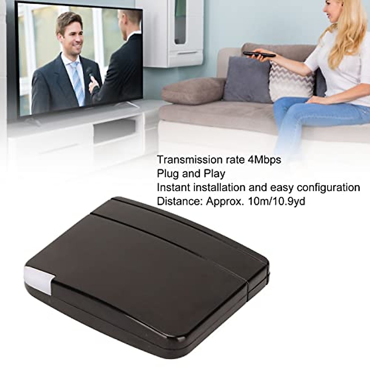 Bluetooth Sound Adapter, Bluetooth Adapter Receiver 10.9yd Transmission Distance ABS 4Mbps Bluetooth 2.0 Plug and Play 30pin for Music Player