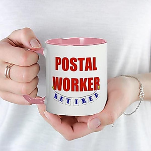CafePress Retired Postal Worker Mug Ceramic Coffee Mug, Tea Cup 11 oz