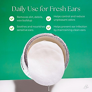 Furray Ear Cleaning Wipes for Dogs and Cats 180 Count | for Small-Medium Breeds | Soothes, Deodorizes, Removes Ear Wax, Ear Relief | Gentle, Aloe Based, Fragrance-Free, pH-Balanced Formula