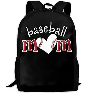 Baseball Love Mom Unique Outdoor Shoulders Bag Fabric Backpack Multipurpose Daypacks For Adult
