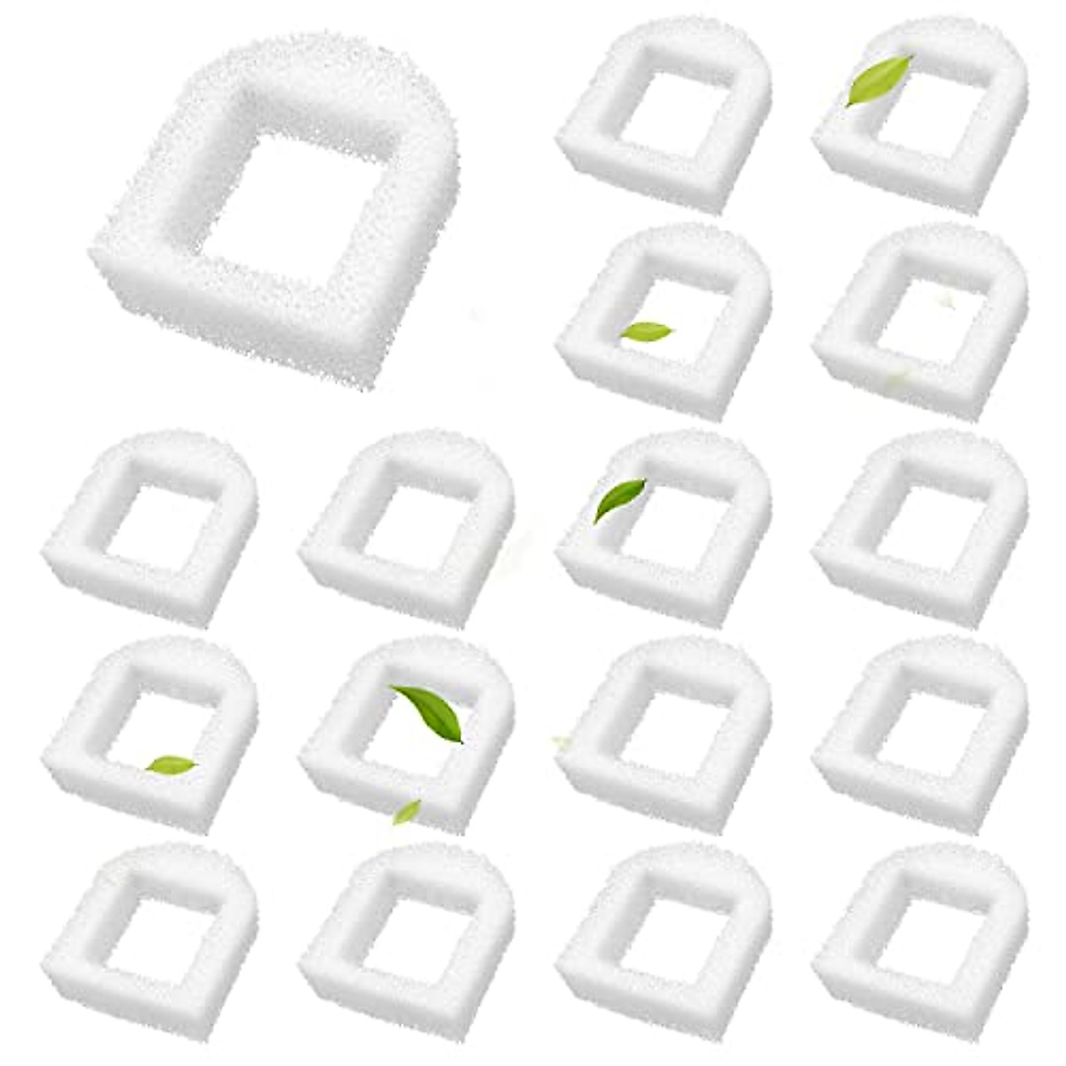 16 Pack Sponge Foam Filter Replacement for Multiple Cat Water Fountain, Katlikatqi Pre-Filter Compatible with SP-400LV Water Pump