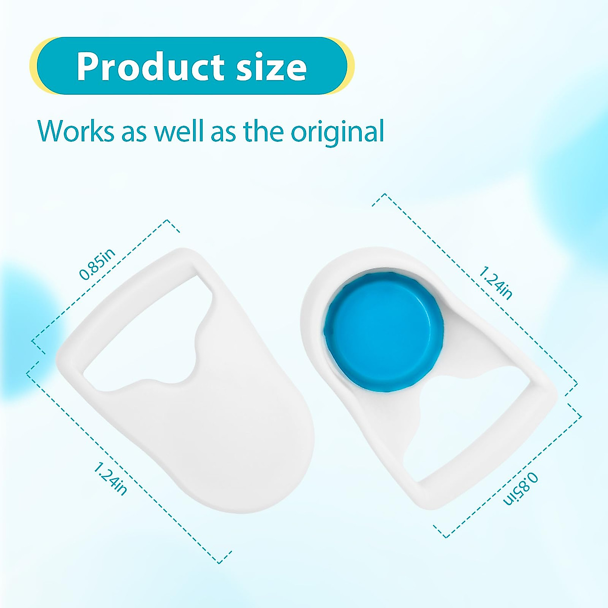 PalpitateC Magnetic Cpap Headgear Clips Compatible with Resmed AirFit AirTouch F20, F30, N10, N20 Cpap Mask Replacement Clips, for Replacement Resmed Cpap Headgear Clips Accessories 4 Pairs