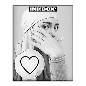 Inkbox Temporary Tattoos, Semi-Permanent Tattoo, One Premium Easy Long Lasting, Water-Resistant Temp Tattoo with For Now Ink - Lasts 1-2 Weeks, Love Tattoo, 1 x 1 in, Make Love