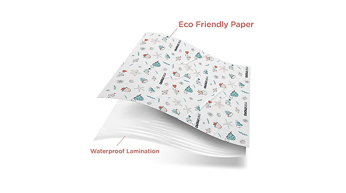 Minimono Baby Splat Mat - 30 Waterproof Disposable Mats