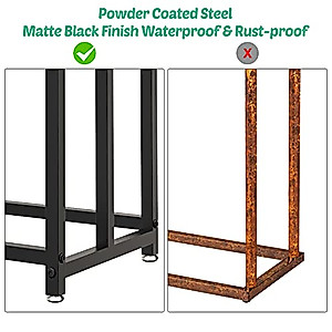 FoverOne 45" Tall Freestanding Towel Rack, 3 Tier Floor Standing Towel Holder Blankets Rack, Oversized Bath Towels Drying Rack for Bedroom Bathroom or Pool - Black