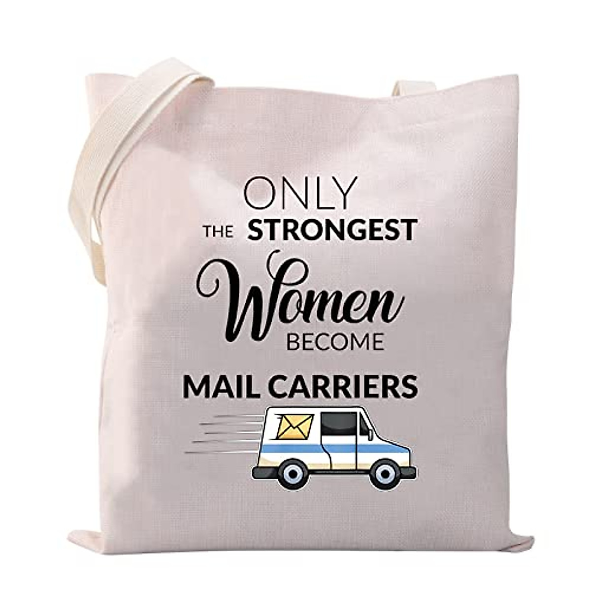 VAMSII Mail Carrier Tote Bag Mail Lady Gifts Shoulder Bag Postal Worker Gifts Mailman Gifts for Women Post Office Gifts (Tote Bag)