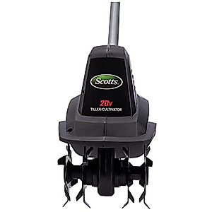 Scotts Outdoor Power Tools TC70020S 20-Volt 7.5-Inch Cordless Garden Tiller Cultivator, (2AH Battery & Fast Charger Included)