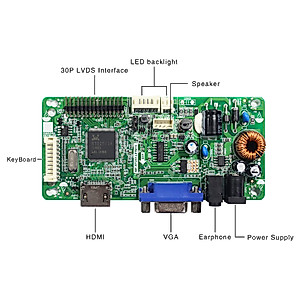 VSDISPLAY 20.7inch MT207FHM-N10 20.7" 1920X1080 LCD Screen Work with HD-MI VGA LCD Controller Board VS-W58CDT9-AV7