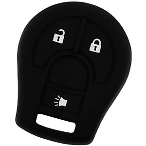 KeyGuardz Keyless Entry Remote Car Key Fob Outer Shell Cover Soft Rubber Case for Nissan Rogue Juke CWTWB1U751