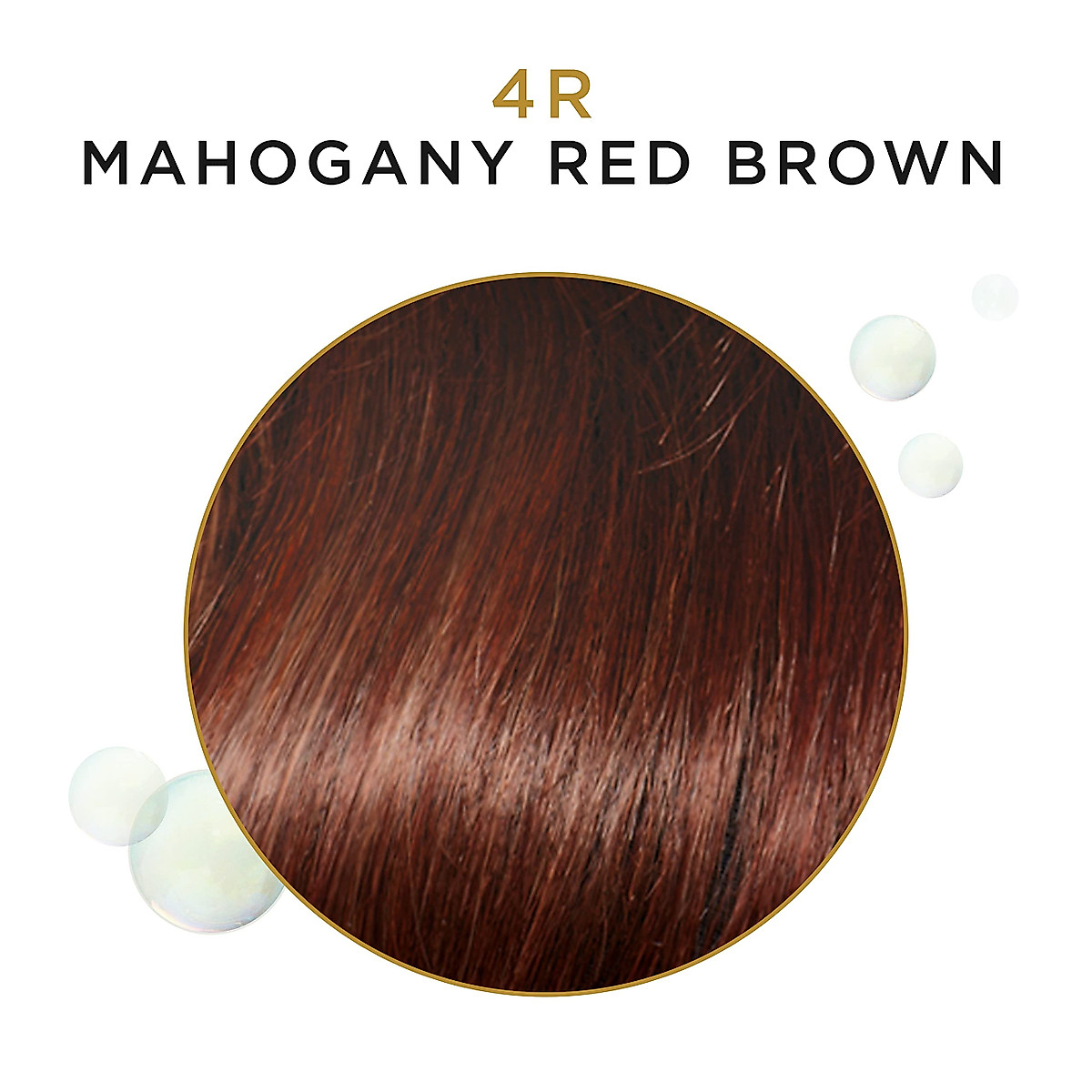 Clairol Professional Beautiful Collection Advanced Gray Solutions, 4R Mahogany Red Brown, 3 oz. - Packaging May Vary