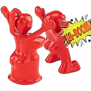 Fairly Odd Novelties Sir Mrs. Perky Novelty Wine Bottle Stopper Set, Red, One Size,