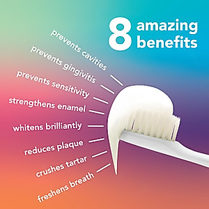 hello Mighty Multitasker Fluoride Toothpaste, 8-in-1 Toothpaste with Minty Flavor, Anticavity, Antigingivitis, Antisensitivity, Strengthens Enamel and Whitens, 2 Pack, 4.0 Oz Tubes