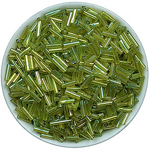 XUKY 2x6mm Multi Color Silver Lined Bugle Czech Glass Spacer Beads 500pcs/lot Austria Crystal Long Tube Beads For Jewelry Making-57955