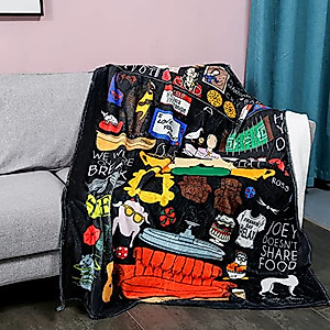 Throw Blanket Fleece Blanket Gifts Super Soft Cozy Blanket for Bed Sofa Couch 50"x 40"