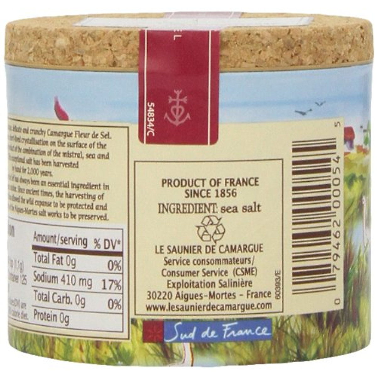 Le Saunier De Camargue Fleur De Sel (Sea Salt), 4.4 Oz, Multi (115815)