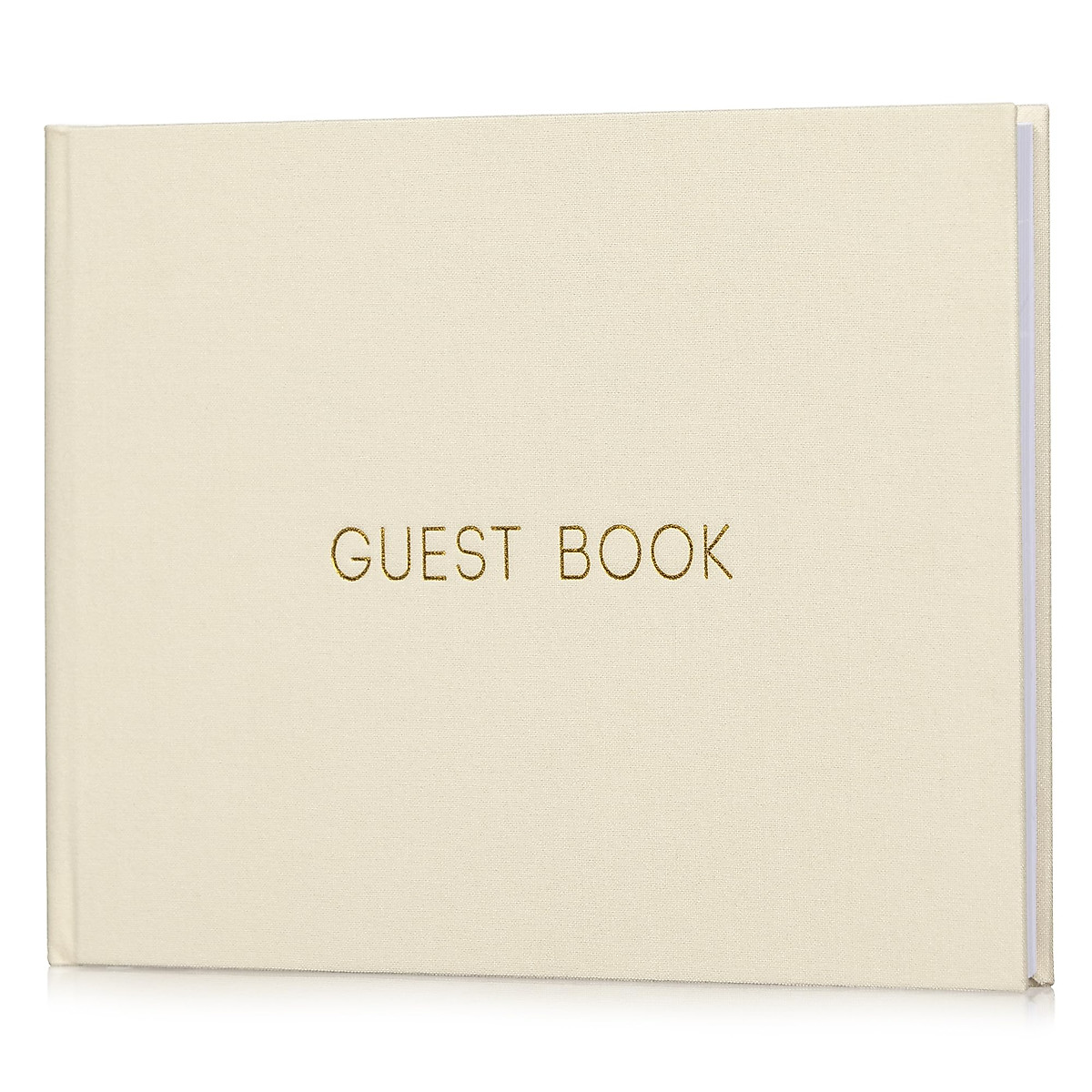 Under Sunshine Wedding Guest Book, Classic and Timeless Sign in Guest Book for Baby Shower, Bridal Shower, Wedding Reception - 100 Lined Pages- A Must Have for Your Special Event