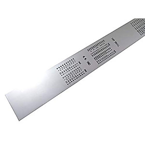 Shinwa 1000 mm Rigid"Zero Glare" Metric Machinist Rule/Rule Scale .5mm & mm