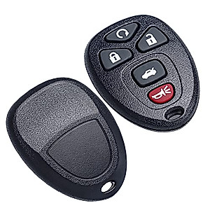 Key Fob Remote Replacement Fits for Chevy Impala 2006 2007 2008 2009 2010 2011 2012 2013 Cadillac DTS Buick Lucerne 2006-2011 Chevrolet Monte Carlo 2006-2007 Keyless Entry Remote Start Control