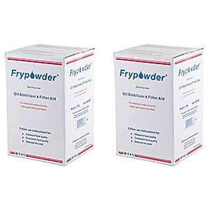 MirOil L106 8 Gal - BULK SAVER - 2 x L104 Boxes of Fry Powder Oil Stabilizer and Filter Aid, CS of 2 x 4 Gallons of Powder - Fry Oil Saving, Item 403022