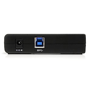 StarTech.com 4 Port Black SuperSpeed USB 3.0 Hub (ST4300USB3EU)