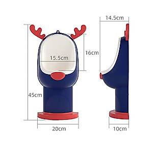 COHEALI Children Standing Potty Portable Toilet 1Pcs Urinal with Aiming Target Boys Potty Plastic Urinal Cartoon Pee Boy Training Tool Potty Toilet Training Standing Potty Toilet