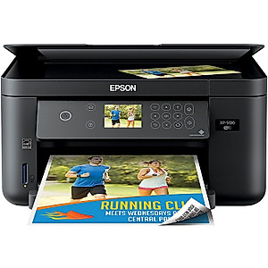Epson Premium Expression Home XP 51 Series Small All-in-One Color Inkjet Printer I Print Copy Scan I Wireless Connections I Mobile Printing I Auto 2-Sided Printing I 2.4" LCD I 14 ISO PPM (Renewed)