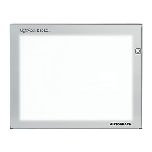 Artograph Thin LED Light Box, 12" x 9" Dimmable Drawing & Tracing Pad, LightPad 930 LX