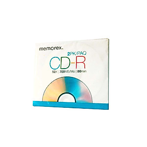 CD-R 2pk/1 case - 52x - 700mb - 80 MIN