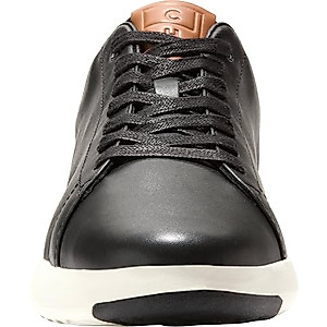 Cole Haan Men's Grandpro Tennis Fashion Sneaker, Black/British Tan, 10 M US