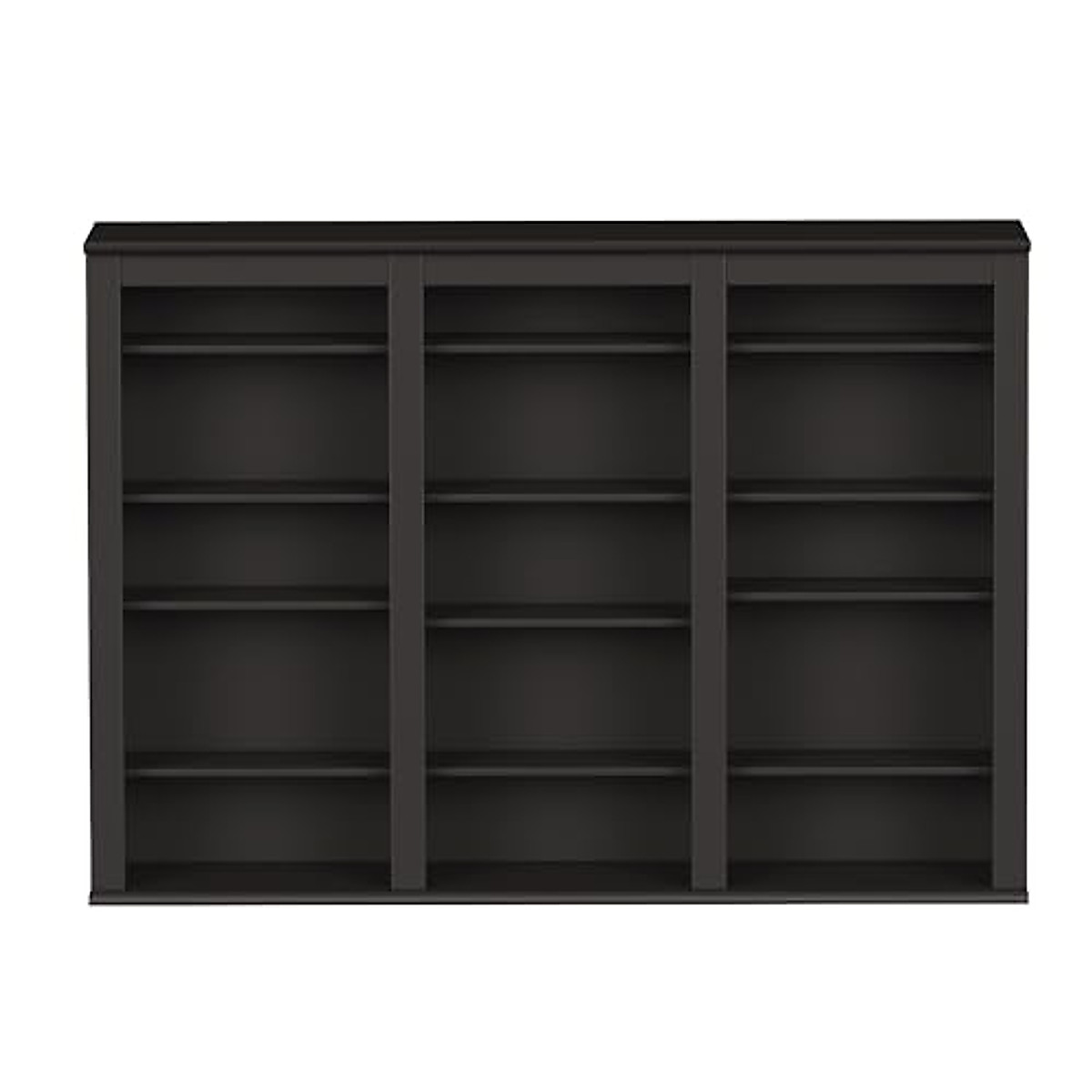 Prepac Triple Wall Mounted Storage, Black