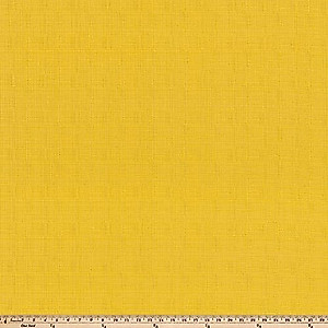 Pillow Perfect 550435 Outdoor/Indoor Fresco Tufted Seat Cushions (Round Back), 19" x 19", Yellow, 2 Pack