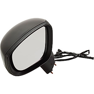 Kool Vue Driver Side Power Heated Mirror for Chrysler Pacifica 2017-2019 Without Signal Light & Blind Spot Monitor Paintable For Models Without One Touch Open/Close Feature