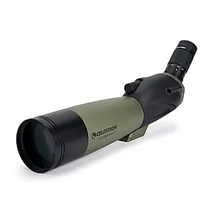 Celestron – Ultima 80 Angled Spotting Scope – 20-60x Zoom Eyepiece – Multi-Coated Optics for Bird Watching, Wildlife, Scenery and Hunting – Includes Soft Carrying Case and Smartphone Adapter
