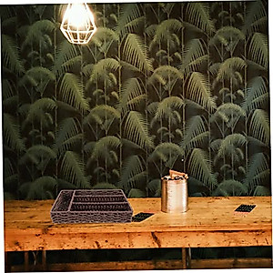 OKUMEYR Storage Box Makeup Organizer Box Coffee Table Tray Tablescape Decor Condiment Packets Container Tea Bag Holder Wicker Cutlery Basket Cosmetics Basket Decorative Storage Basket Dog