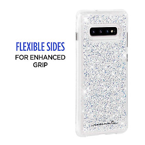 Case-Mate Samsung Galaxy S10 Case - 6.1' Twinkle Diamond - 10ft Drop Protection with Wireless Charging - Luxury Bling Glitter Case for S10 5G - Lightweight, Anti Scratch, Shock Absorbing Materials