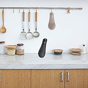 iNeibo Silicone Spoon Rest For Kitchen Counter, Silicone Spoon Holder –Silicone Utensil Rest for Stove Top