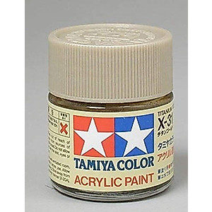 TAMIYA USA TAM81031 Acrylic X31 Titanium Gold