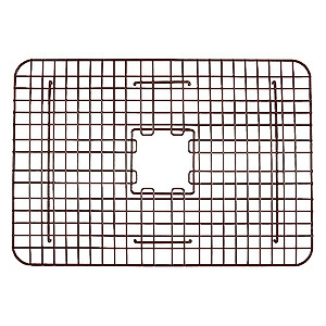 SinkSense Foster 25" x 17" Kitchen Sink Bottom Grid, Antique Brown