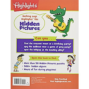 Playtime Sticker Puzzles (Highlights™ Sticker Hidden Pictures®)