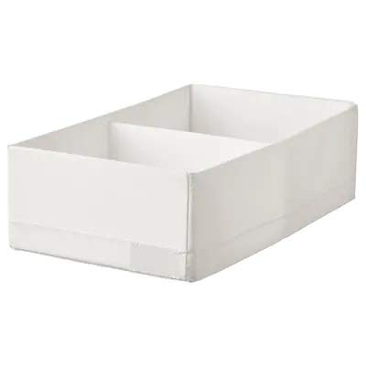 Ikea TSSP Box with compartments, White 20x34x10 cm (7 ¾x13 ½x4)