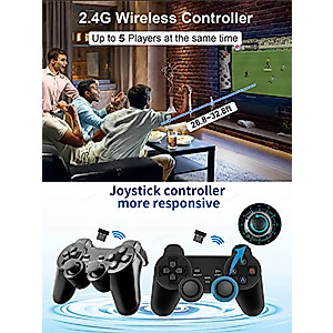 Retro Game Console with Built in 49,159 Classic Games, Emulator Console Plug and Play Video Games for TV, 110000+ Free Game Resources, Video Game Console Compatible with MAME/Atari/PSP etc, 4K HD