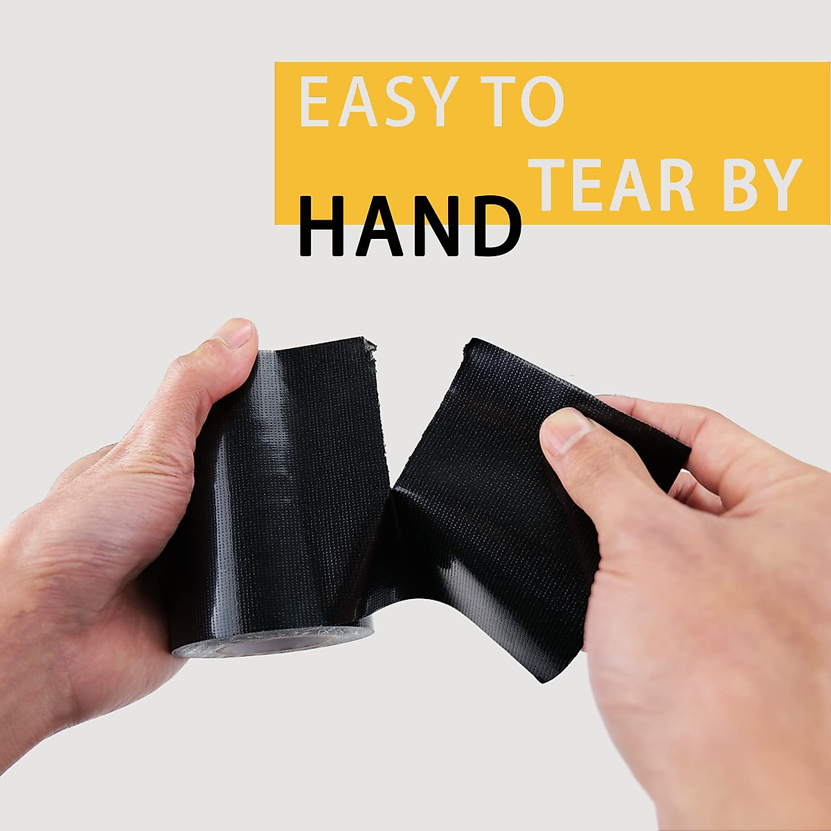 Autrends Super Strong Duct Tape 4 Inches Multi-Purpose Duct Tape Heavy Duty Waterproof Duct Tape for Crafts & Home Improvement 32 ft, Black